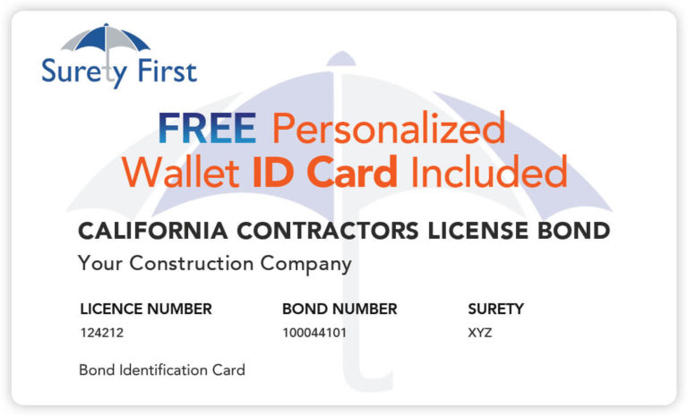 California Contractor License Bonds - Costs & FAQs | Surety First